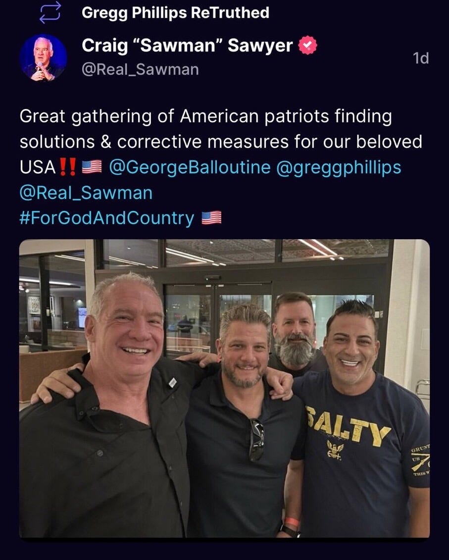 Gregg Phillips’ Security Man: Craig Sawyer