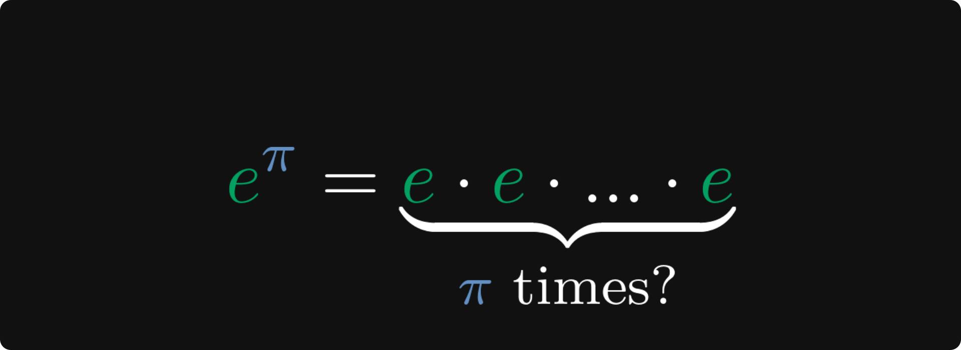 The fascinating story of the exponential function