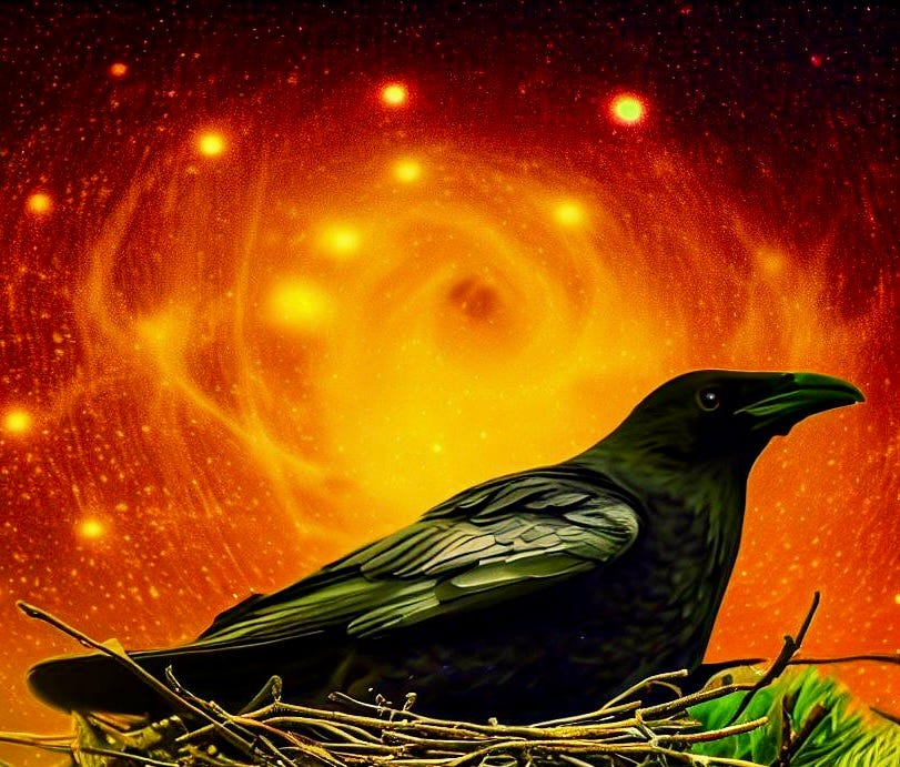 Welcome to Crow Caw-ings! - by Teja Ray Shankara