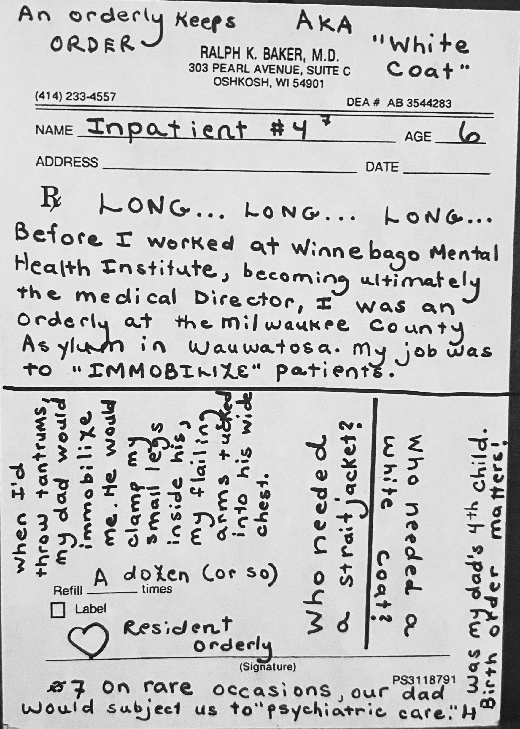 The Psychiatrist & His Daughter - by Laura Jean Baker