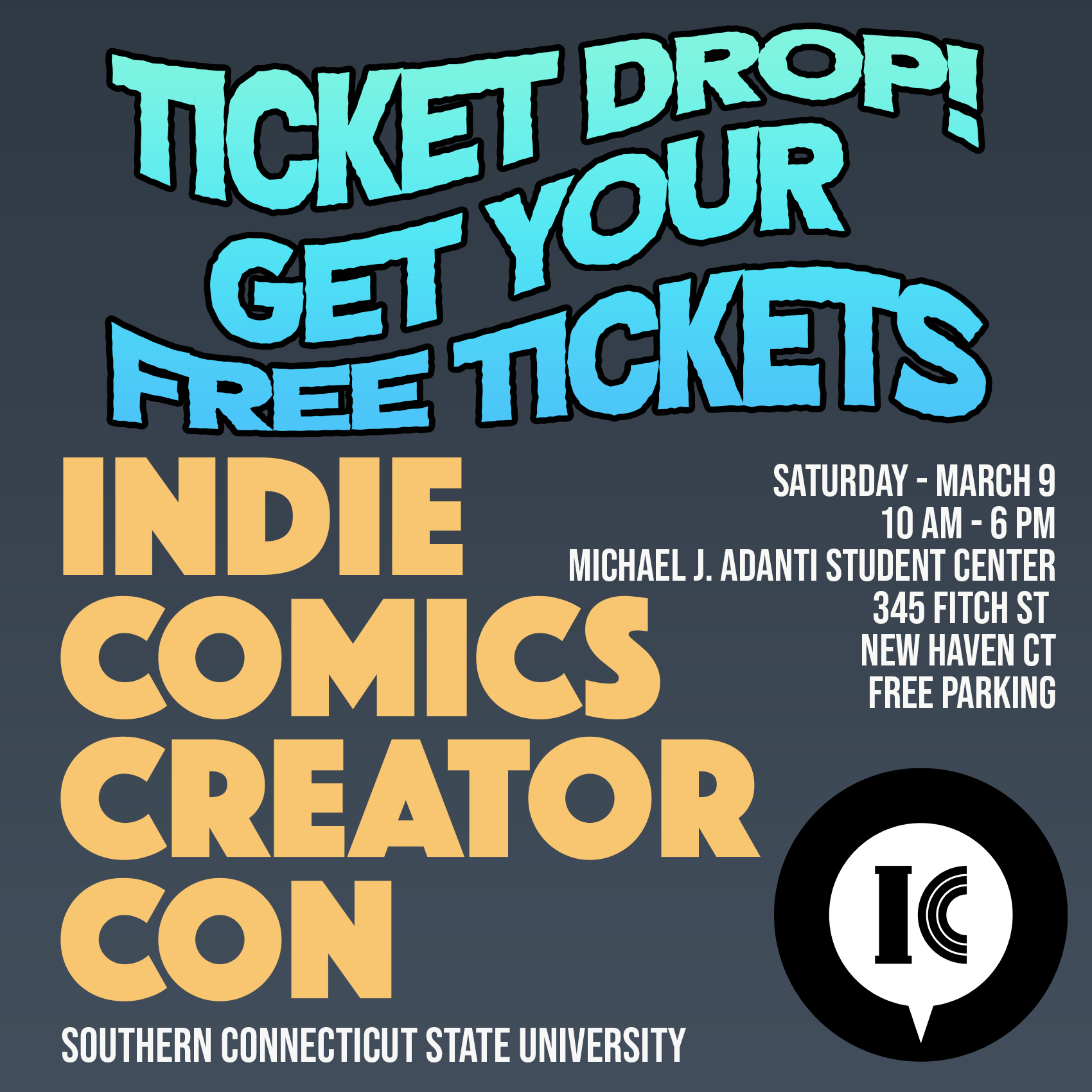 Ticket Drop! Get Free Tickets to Indie Comics Creator Con