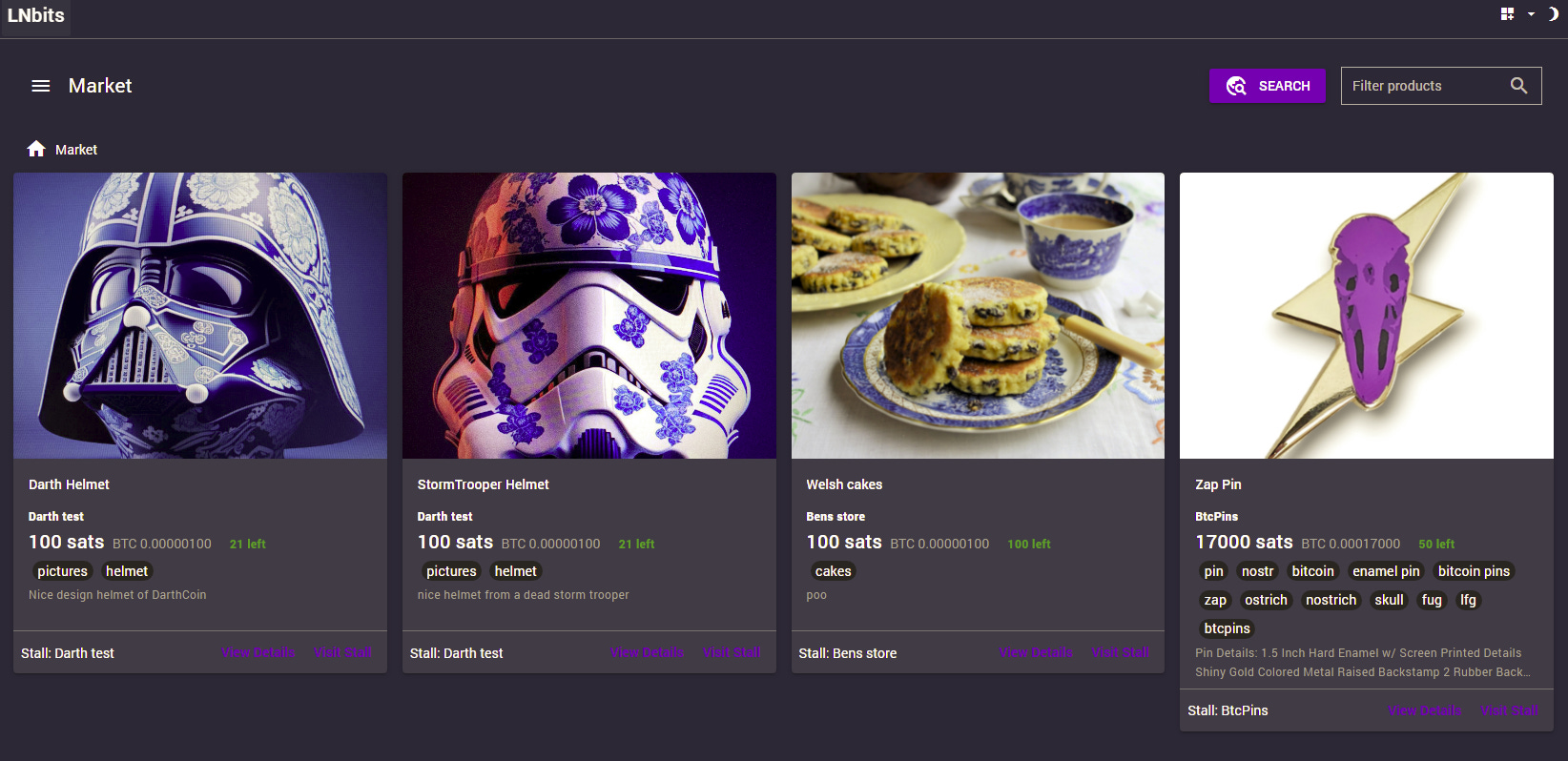 Start your NOSTR-Market with LNbits - by DarthCoin ₿⚡️