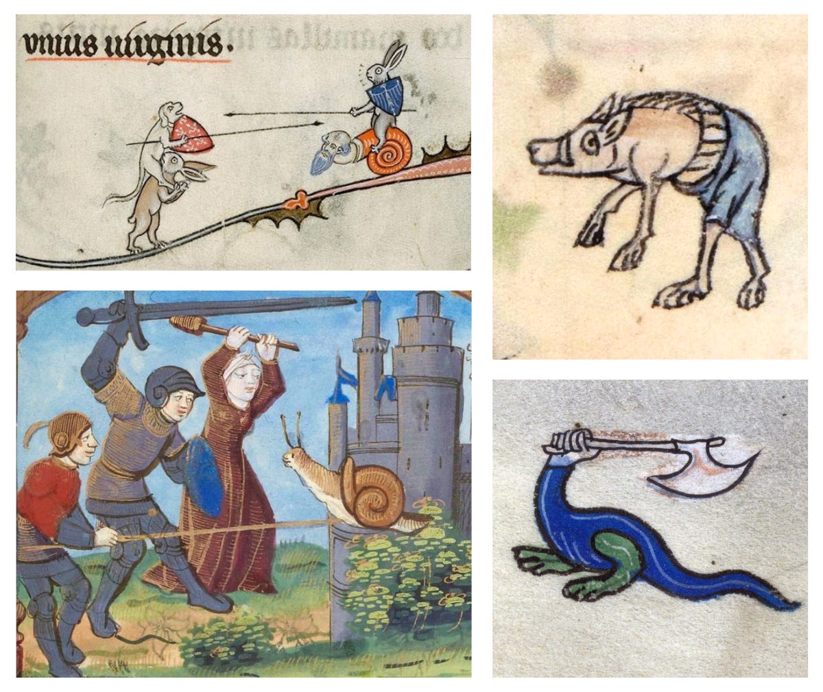 An 800 year old prayer book that's decorated with puns