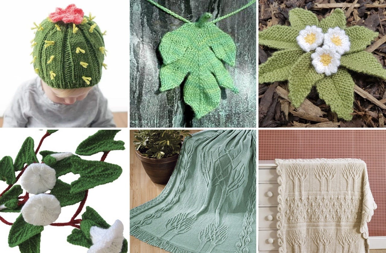 Free Knitting Patterns for Plant Lovers
