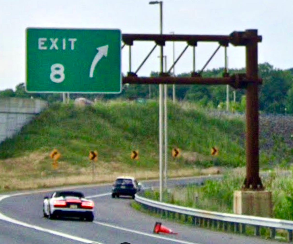 The Very Strange Exit Signs on the New Jersey Turnpike