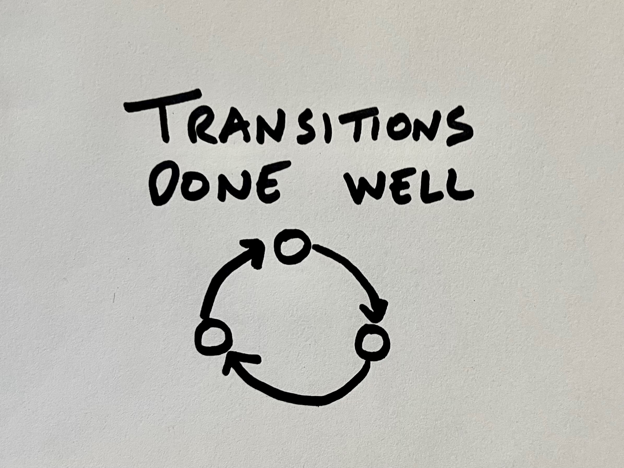 Transitions Done Well