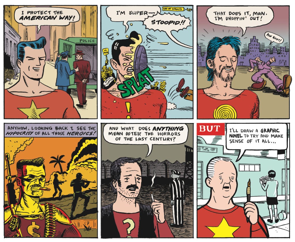 A History of American Comics in Six Panels - by Matt Madden