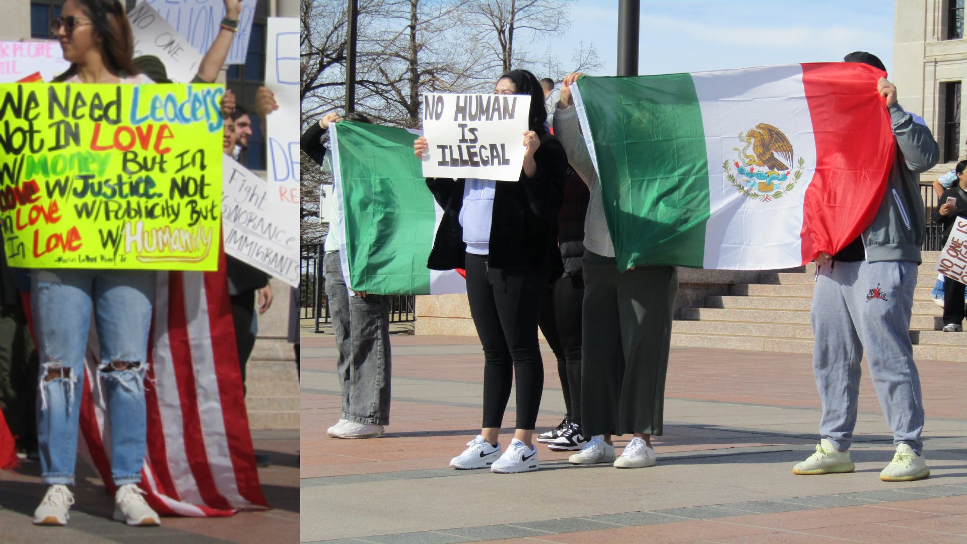 Progressives Protest POTUS & More in America's Reddest State ...