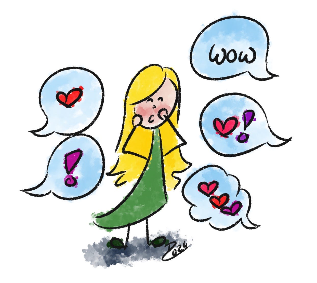 Different types of compliments - by Daria Chrobok