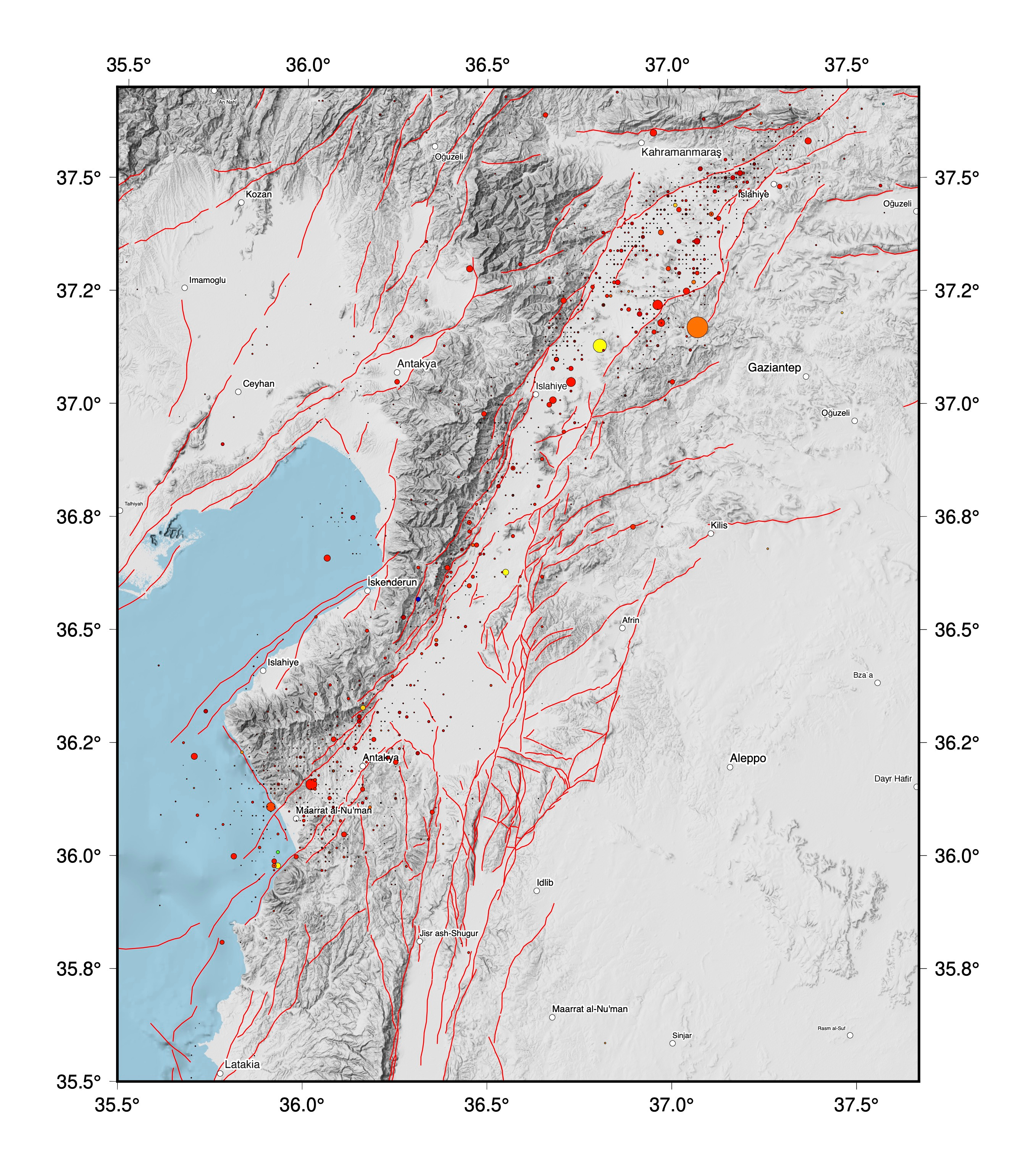Should we expect a large earthquake on the Afrin fault?