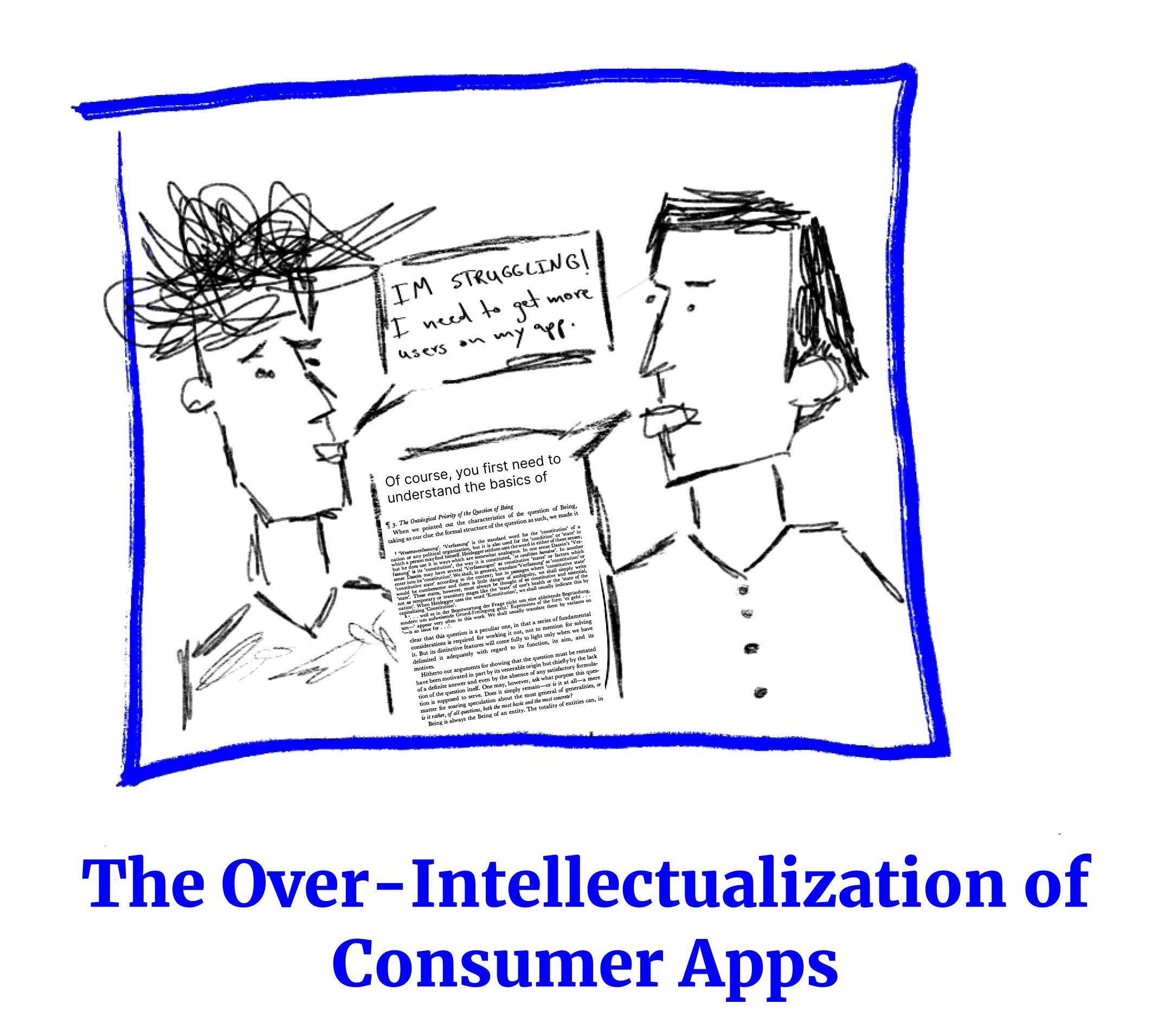 The Over-Intellectualization of Consumer Apps
