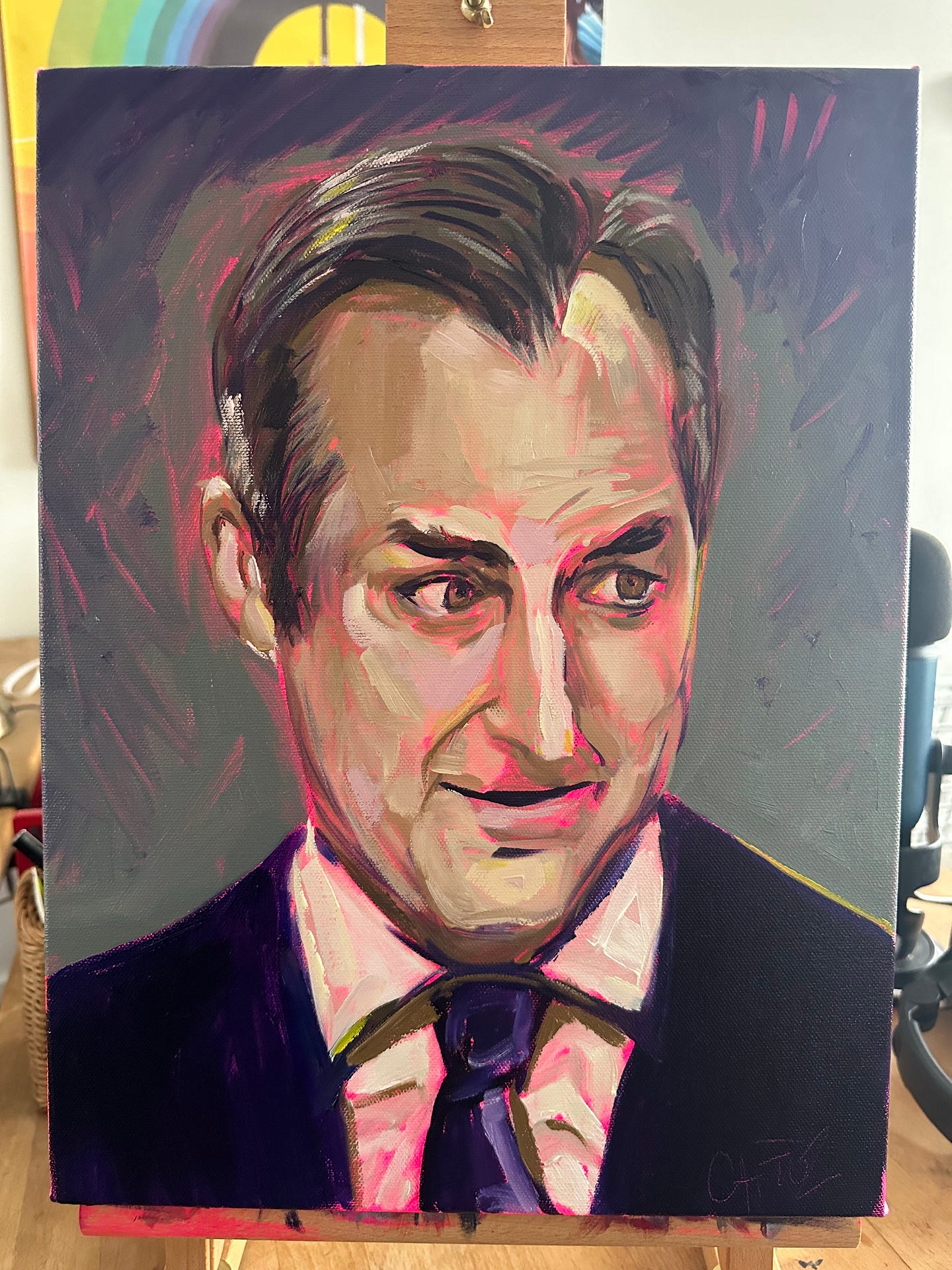 New Painting: Matthew "Count Smirkula" Miller