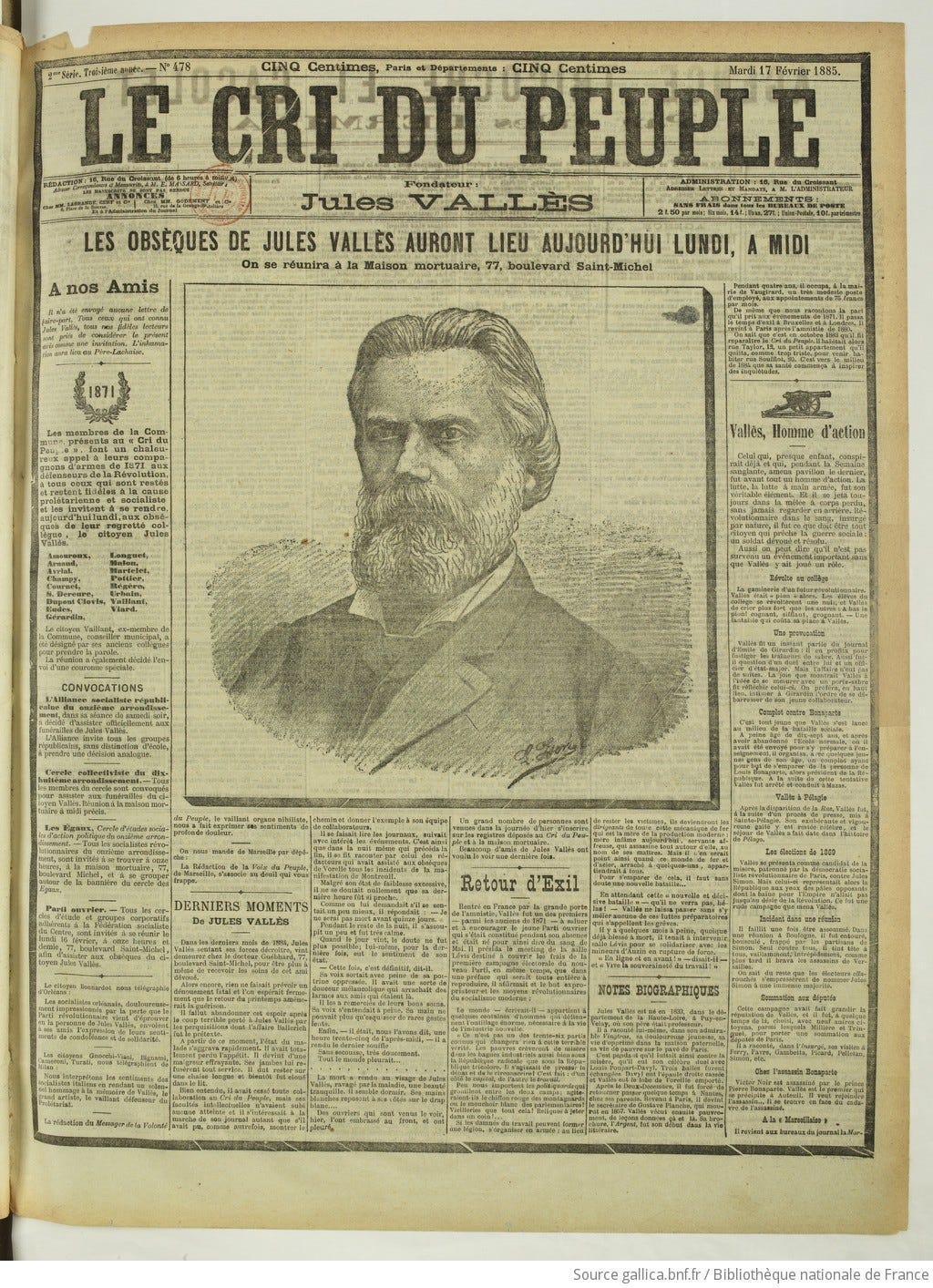 Le Cri des Peuples bloqué par le Ministère de l'intérieur français