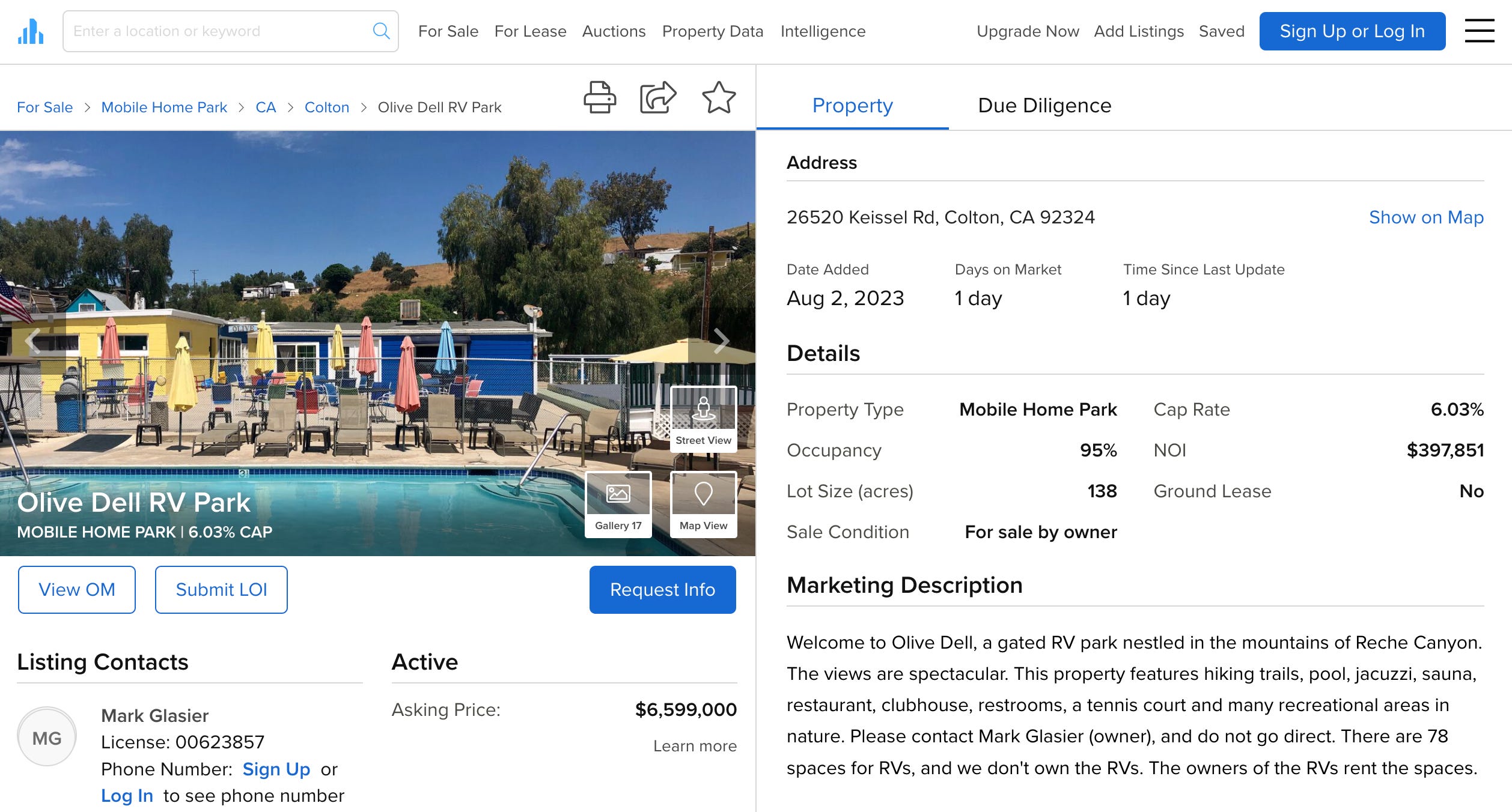 Olive Dell Ranch listed for sale - by Evan Nicks