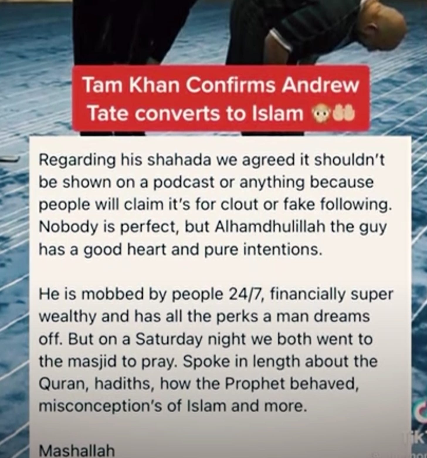 Was Andrew Tate's Conversion To Islam Just Another Scheme