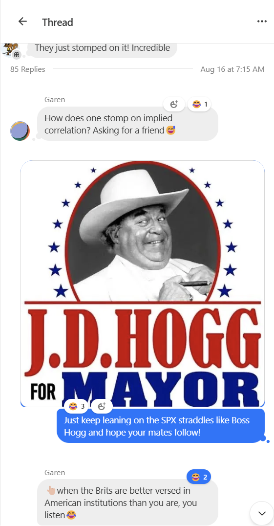 Back in the Straddle - by The Blind Squirrel