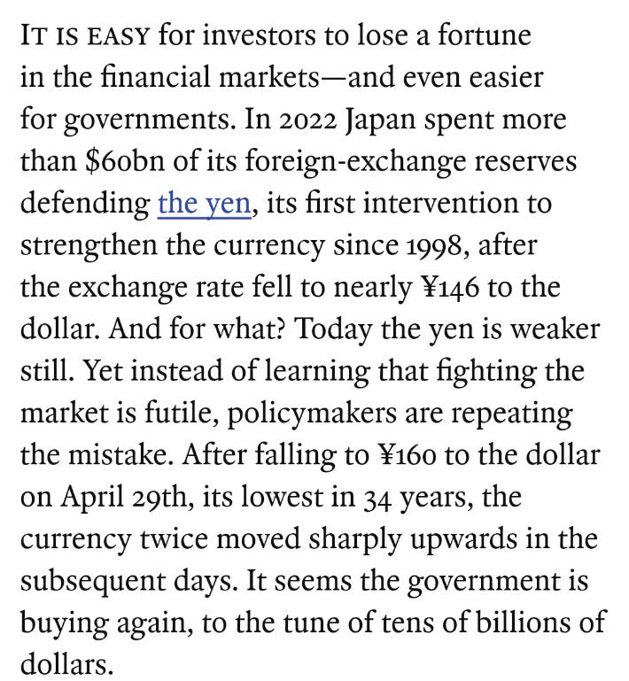 JAPAN AND TREASURIES - by Russell Clark
