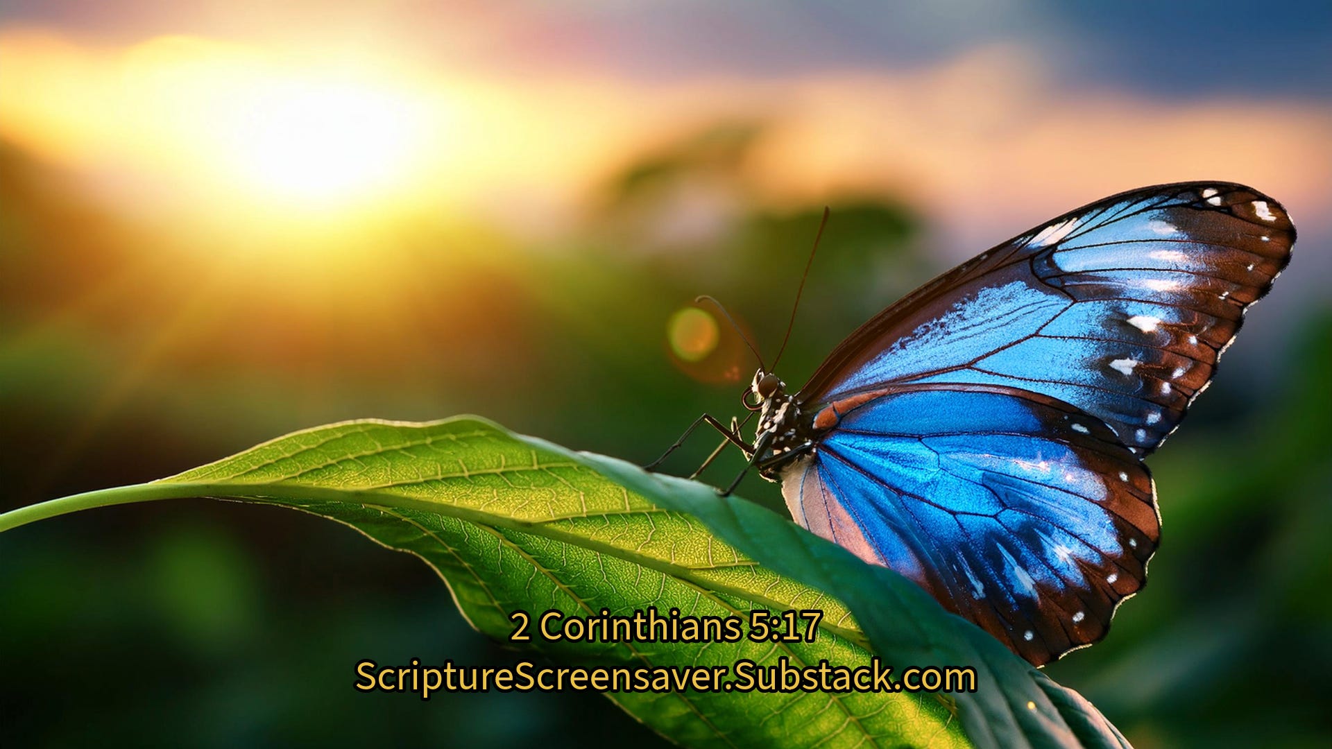 Thank You For Making Me... - Scripture Screensaver