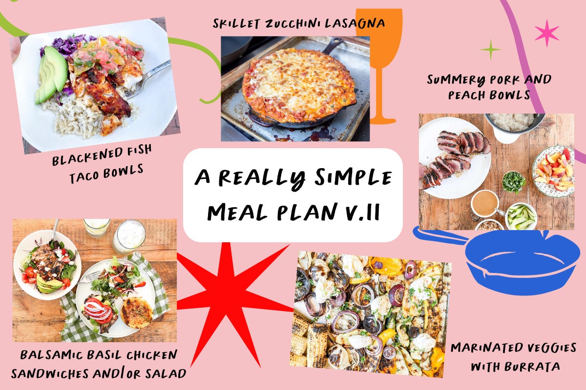 a really simple meal plan v.11