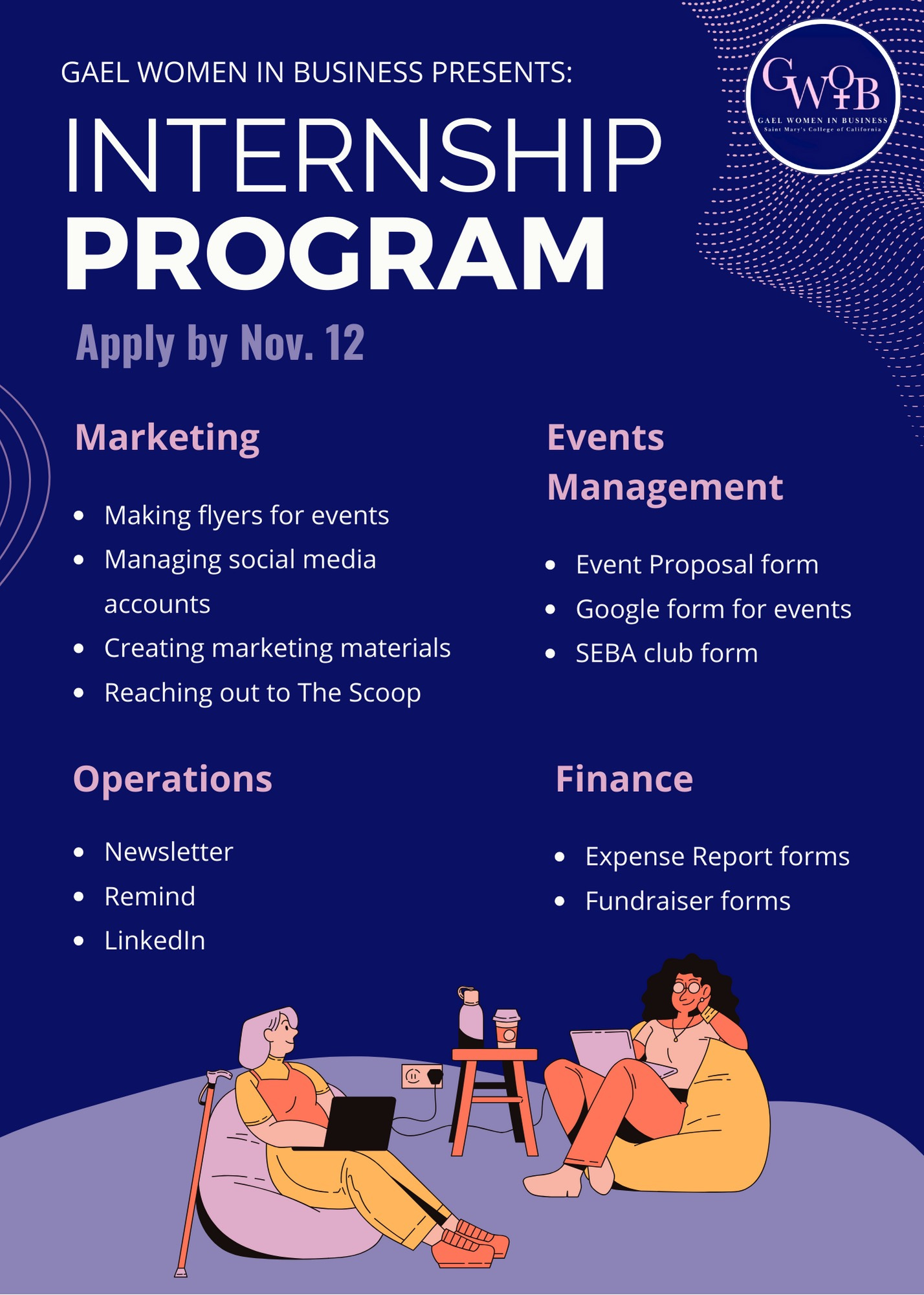 GWIB Internship + Women in Tech