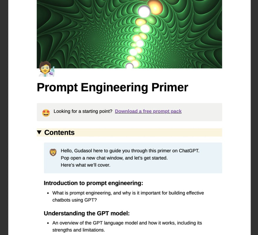 FREE RESOURCE 🤩 ChatGPT Prompt Engineering Primer 👨‍💻 Chapters 1–3