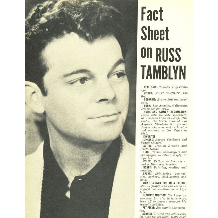 We're "Dancing on the Edge," My Thoughts on Russ Tamblyn's Memoir