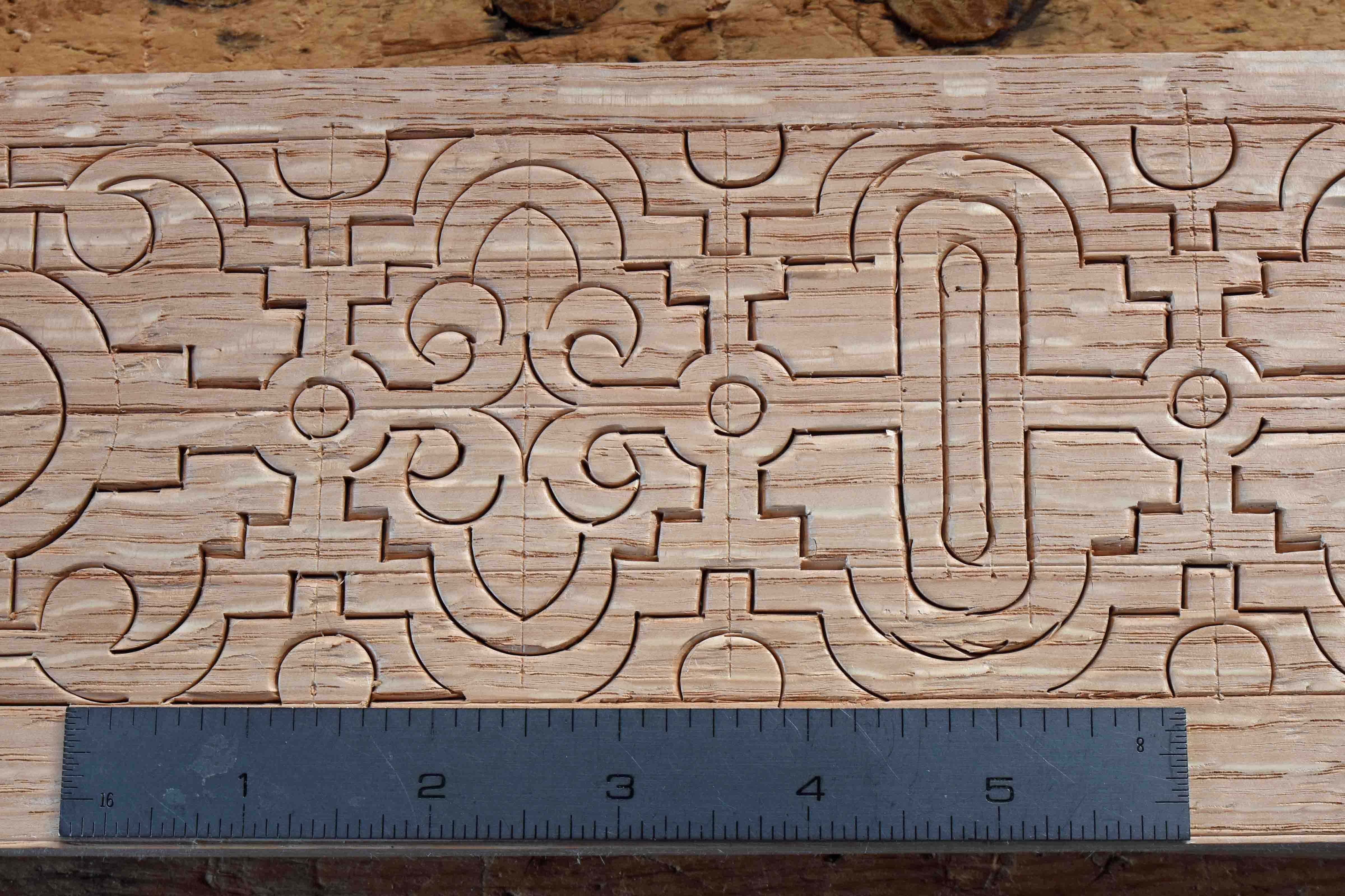 more about the strapwork carving - by Peter Follansbee