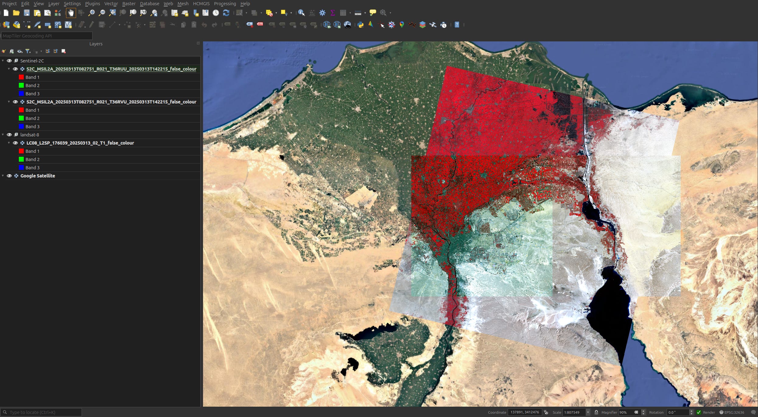 Streaming satellite imagery into QGIS using STAC and Cloud-Optimised ...