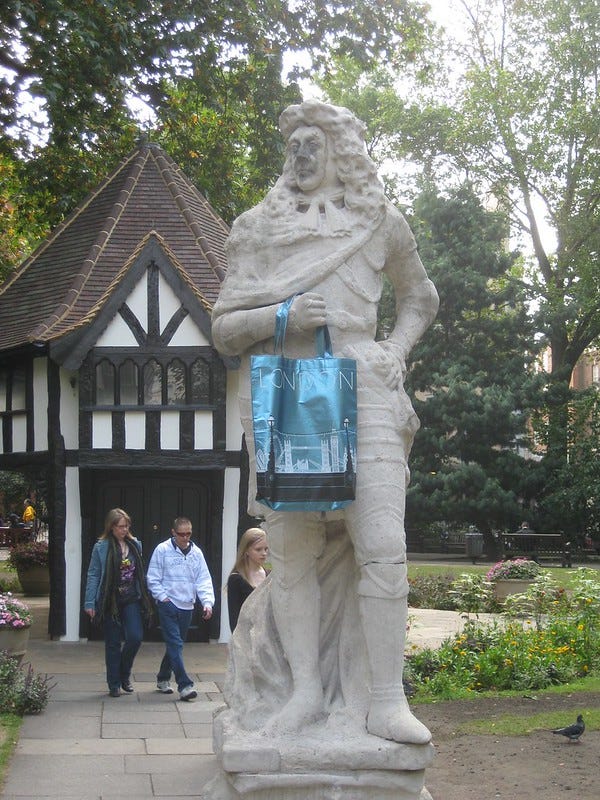 This Soho Statue Witnessed A Famous, Heroic Death