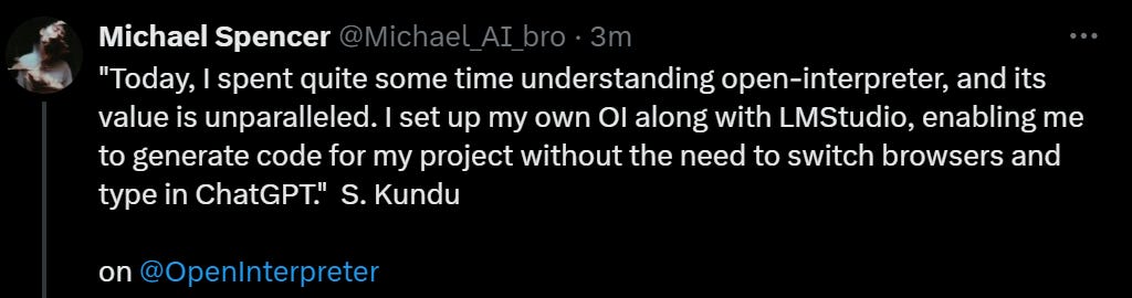 What is Open Interpreter and its first 01 Light AI Device?