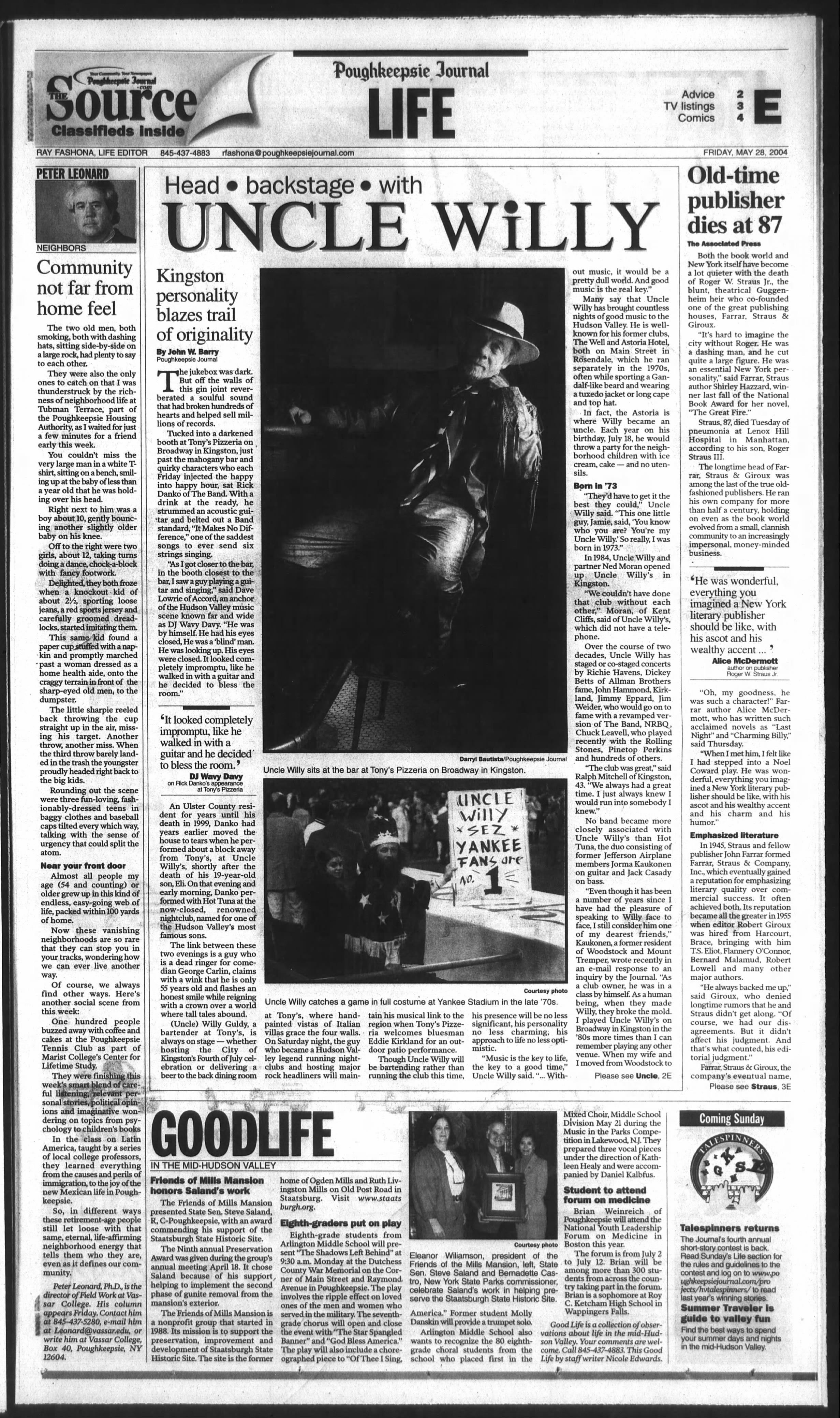 So long, Brother: A Kingston Farewell to 'Uncle' Willy Guldy