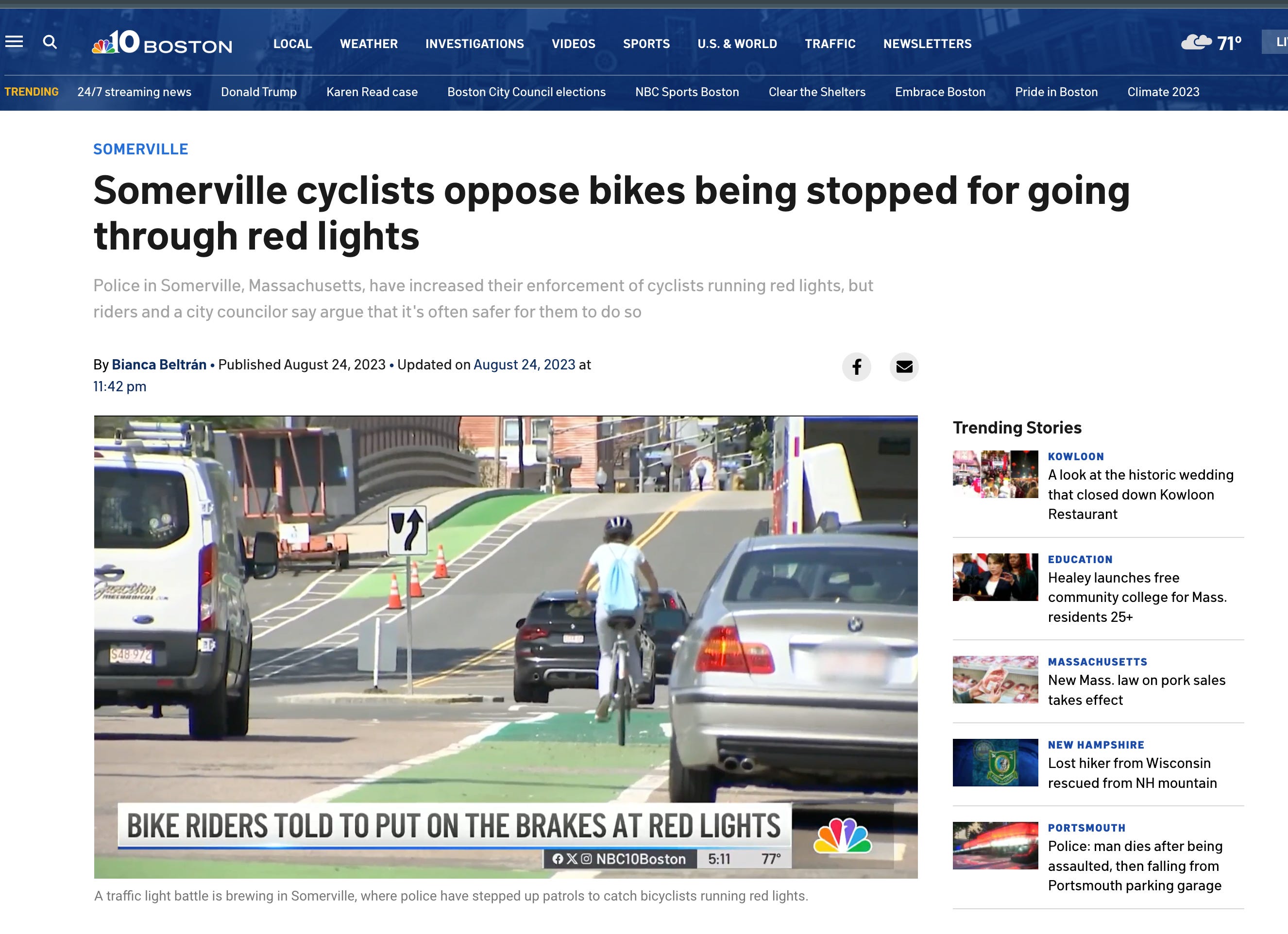 The Red Light and Stop Sign Cake - Principled Bicycling