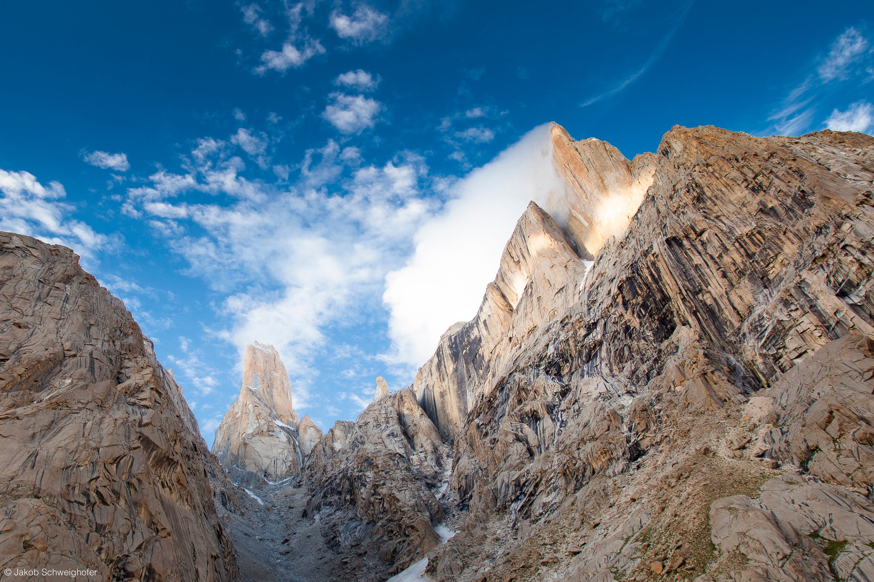 some Trango Towers history - by John Middendorf