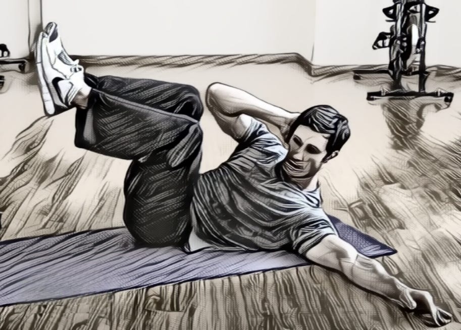 The Oblique V-Up - The Body Doctor