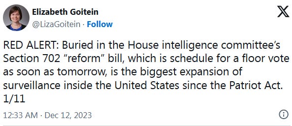 Watchdog: FISA ‘Reform’ Bill Would Mark Biggest Surveillance Expansion ...