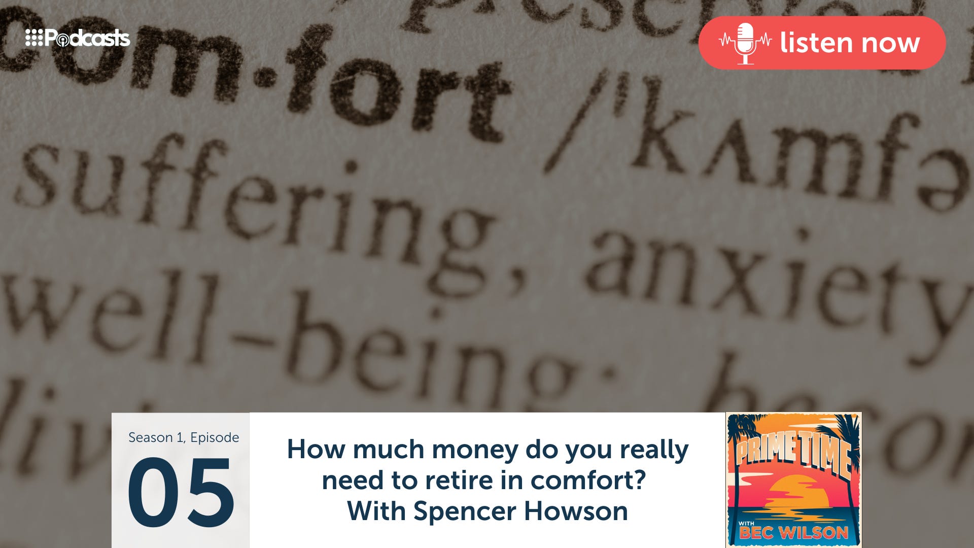 How much money do you really need to retire in comfort?