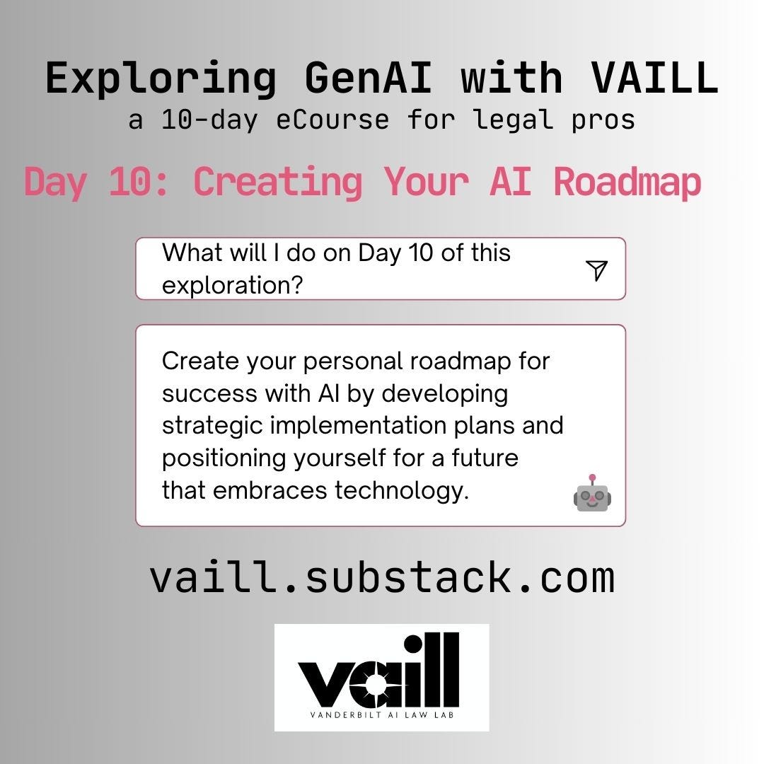 Exploring GenAI with VAILL: Day 10 🗺 - The AI of Law