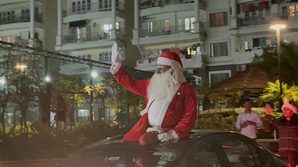 Santa Claus in Bangalore - Global Indian Times