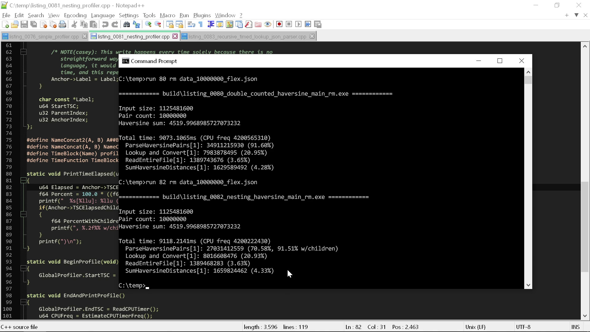 Profiling Nested Blocks - Computer, Enhance!