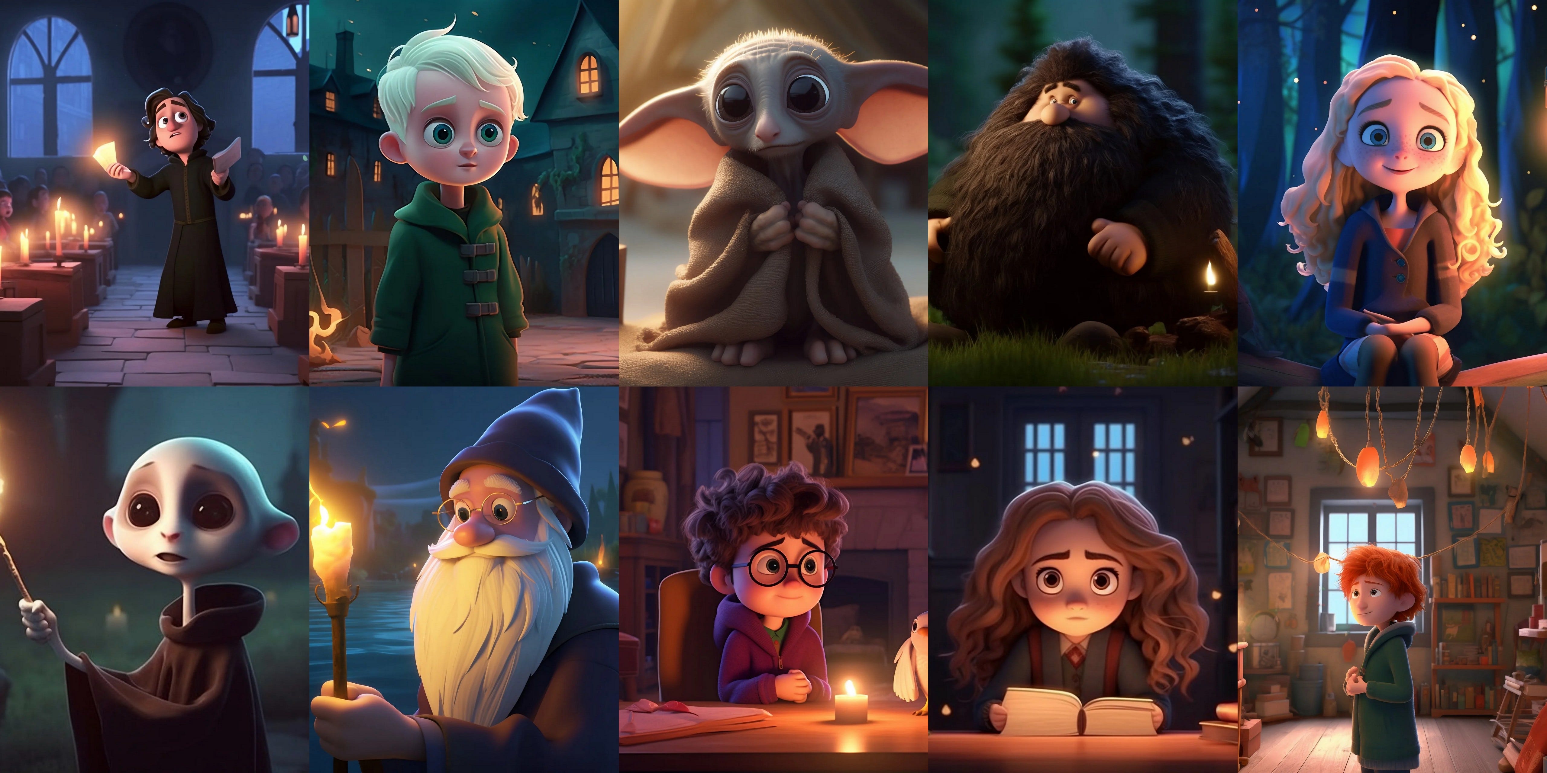 E se a Pixar fizesse a série do Harry Potter?