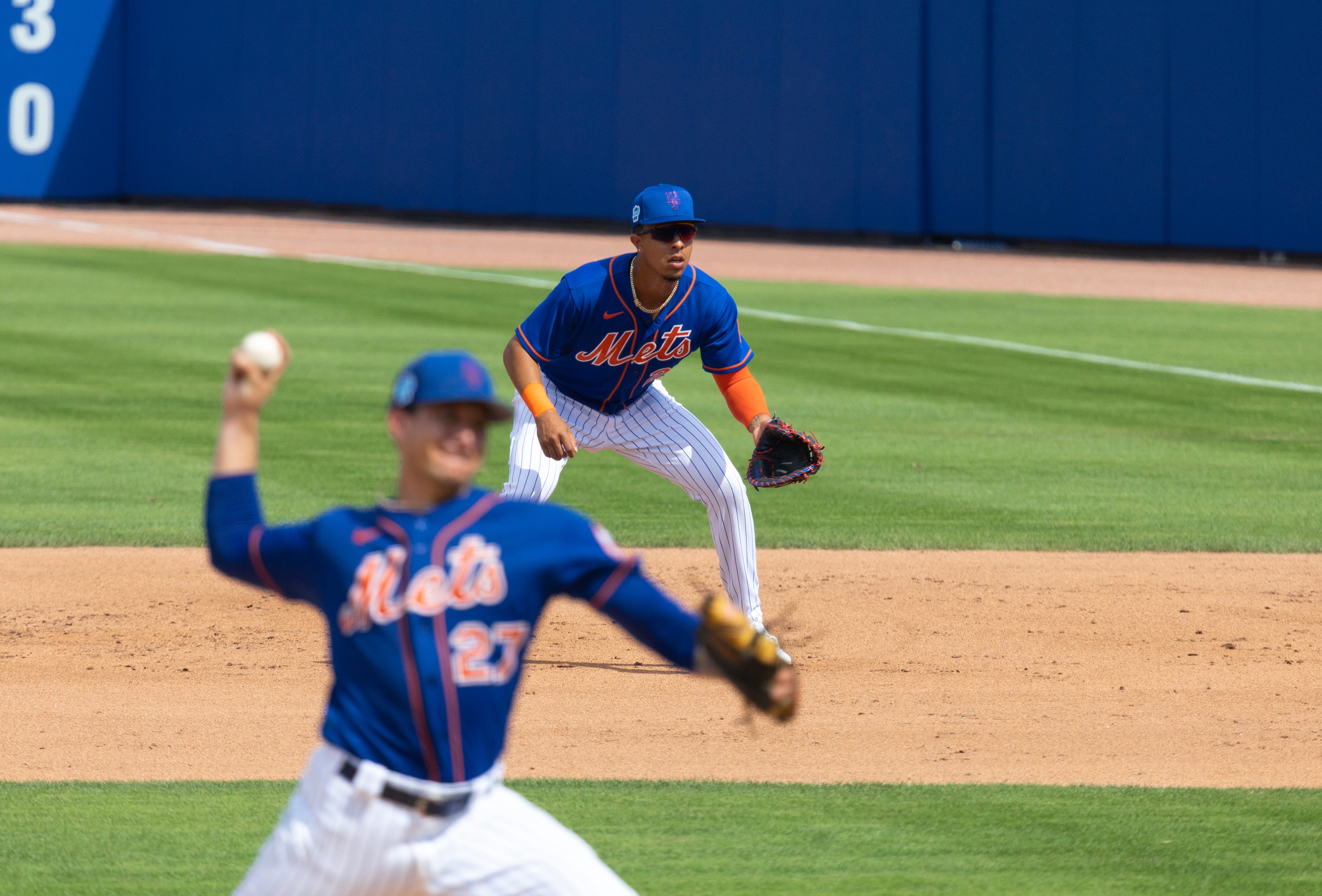 Mets intrasquad: Mark Vientos at first, Brett Baty's strong showing ...