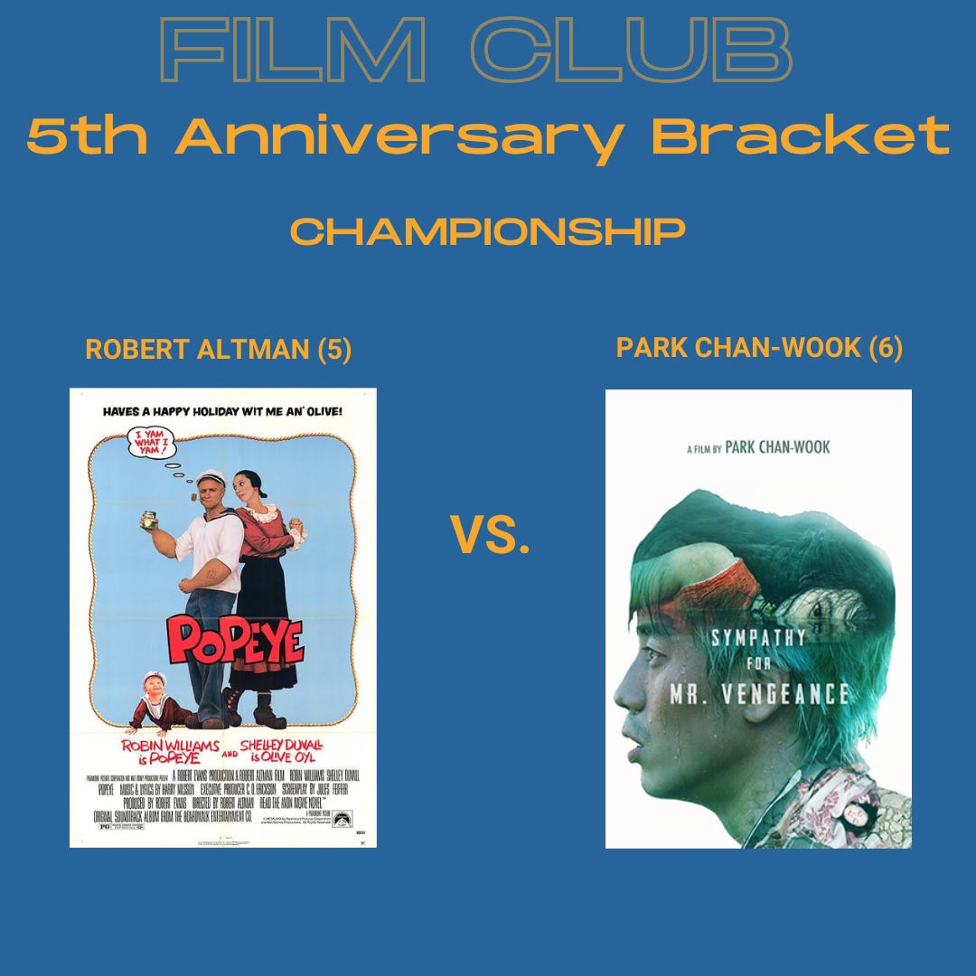 Film Club Bracket -- Championship - Library Film Club