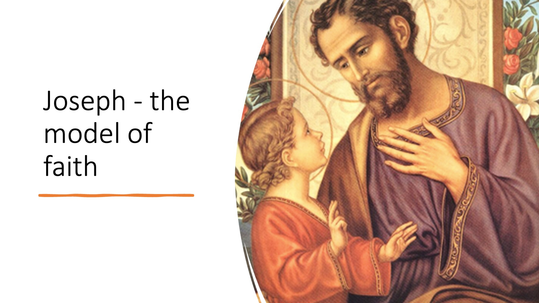 Joseph as the model of faith