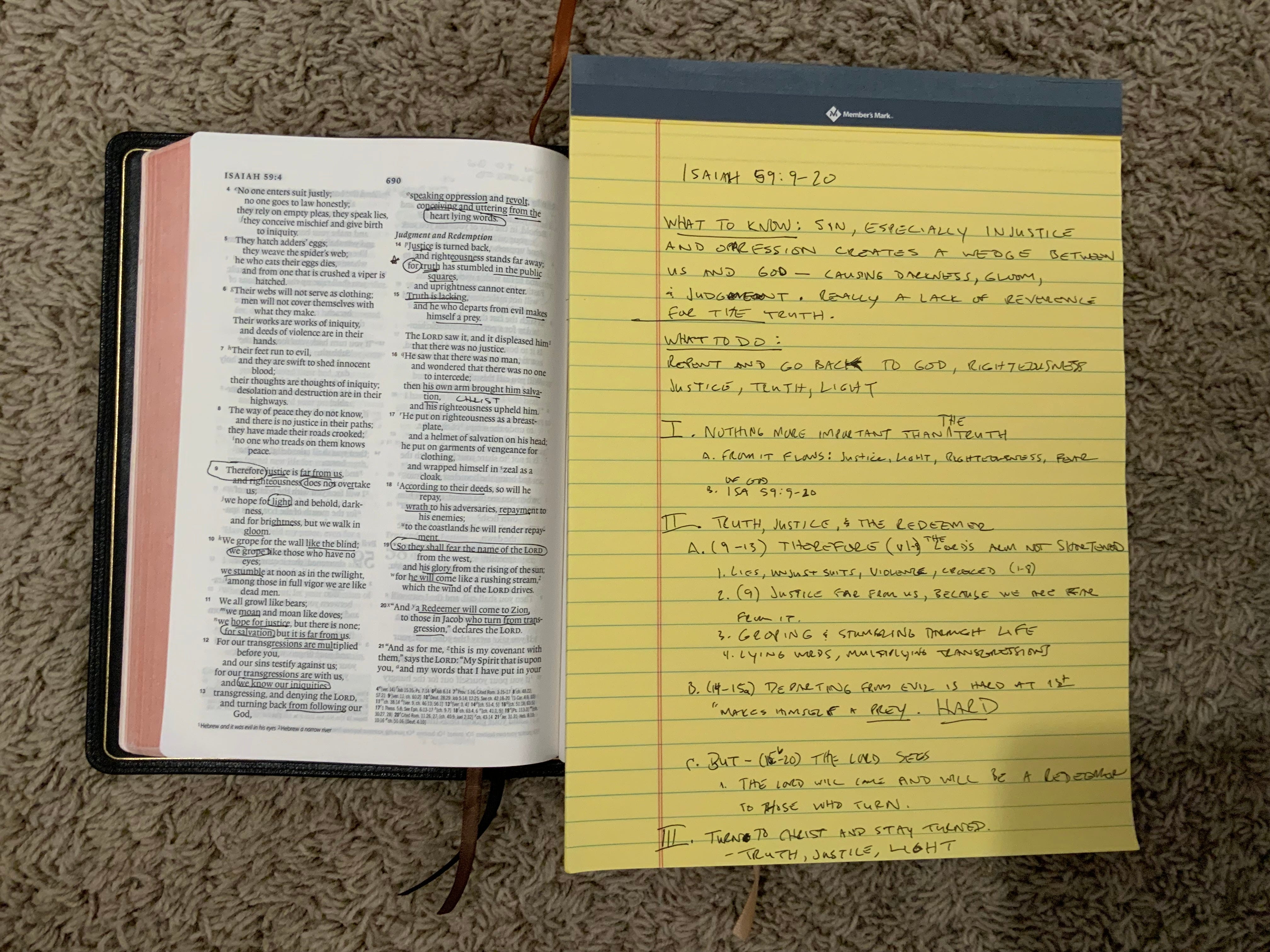 Sunday Sermon: Truth, Justice, and Light - by Jeff Miller