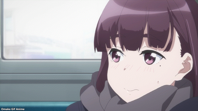 Omake Gif Anime - Just Because! - Episode 5 - Hazuki Embarrassed
