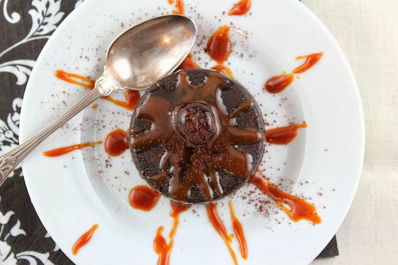 French puddings au chocolat