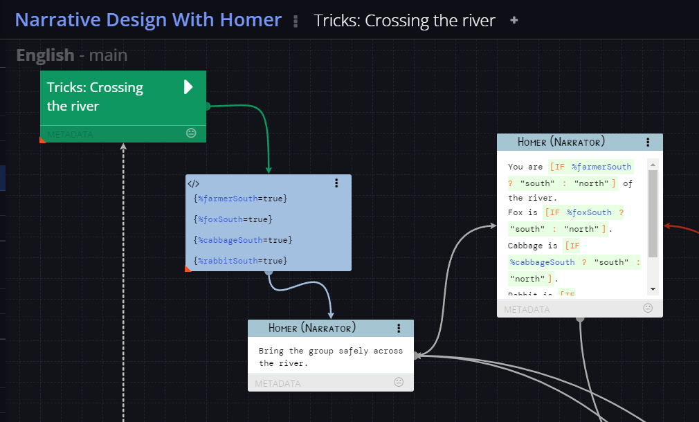 A Running Research Around Narrative Design