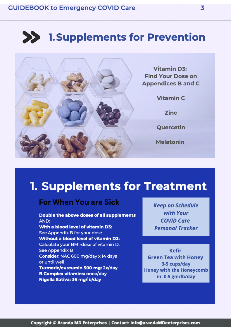 MEDICAL DIRECTIVES and GUIDEBOOK TO Emergency COVID CARE: Updated for ...