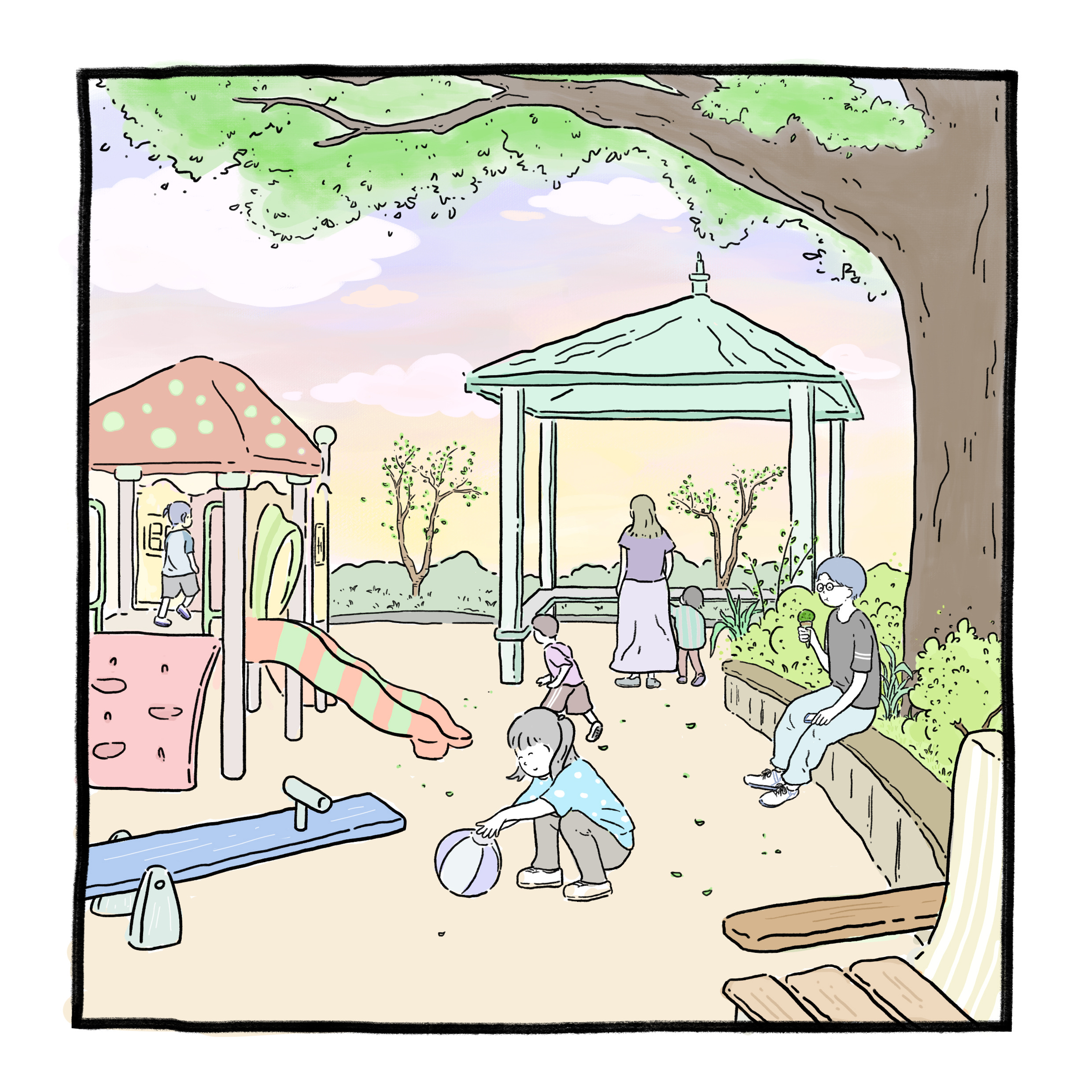 slice of life comedy comic webtoon Chapter 12: Outside The Playground