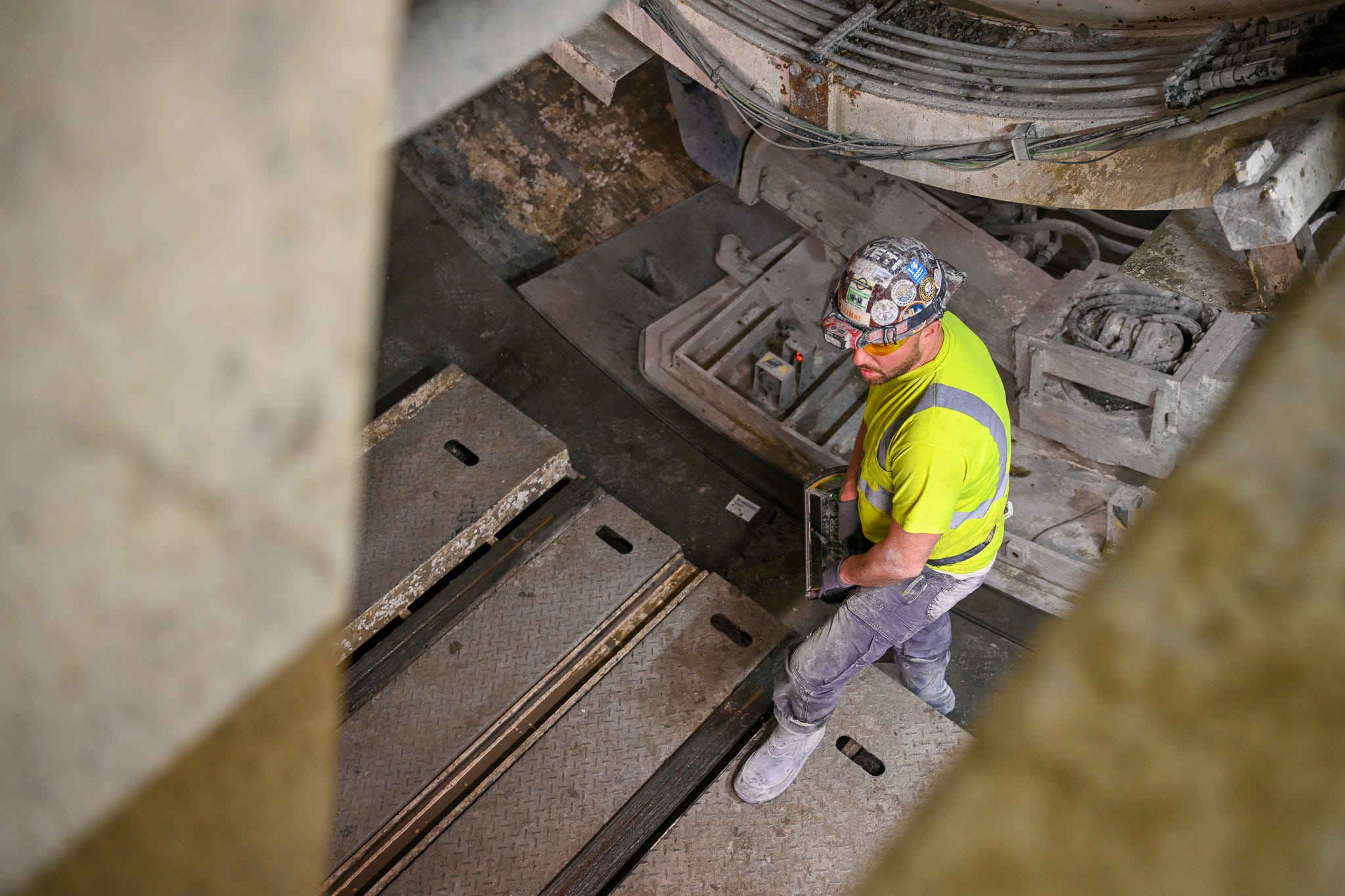 We're building a tunnel for tens of millions of gallons of sewage. Here ...